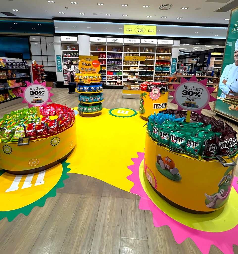 Case Study: M&M's airport activation | GLOBE GROUPE